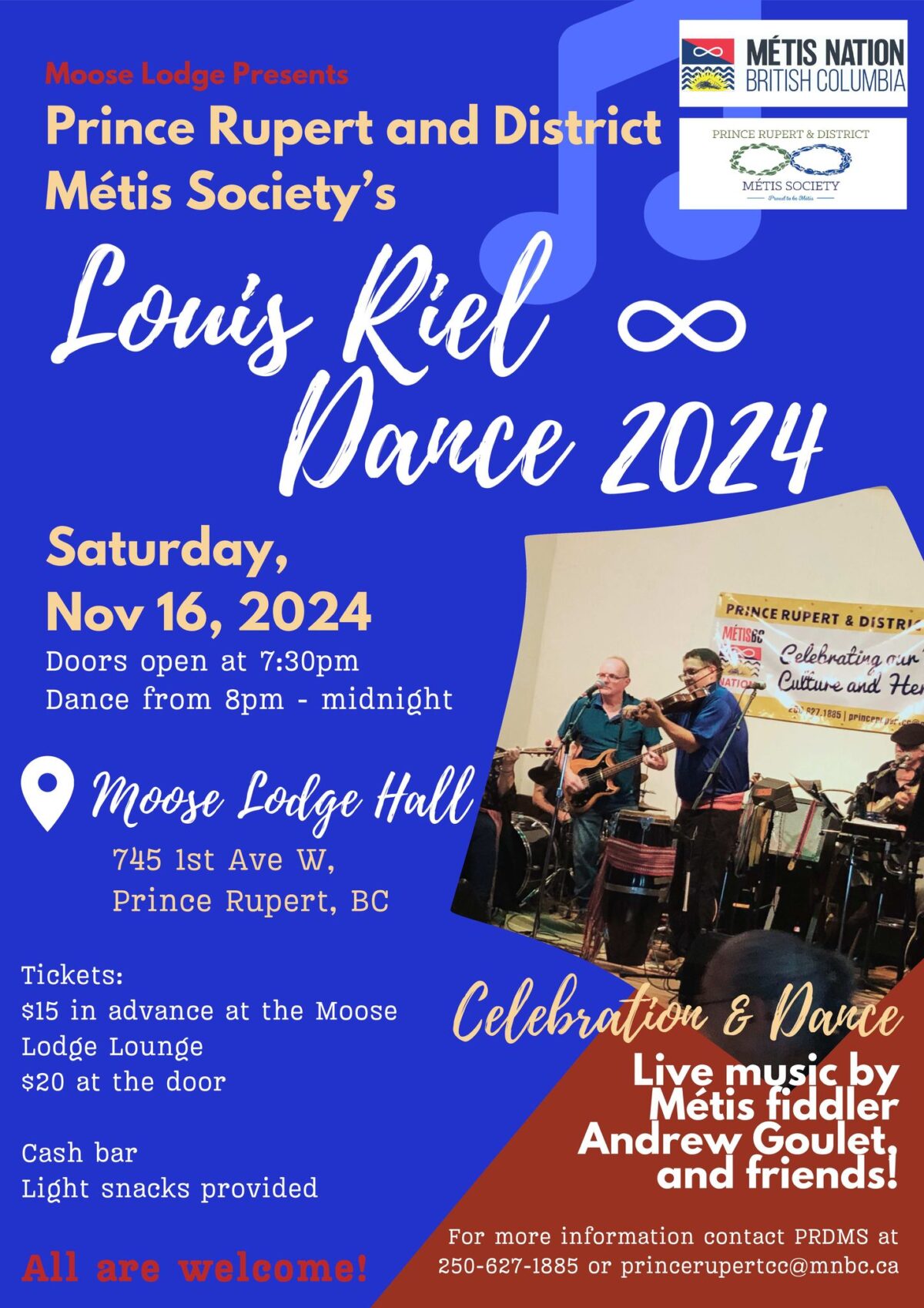 Louis Riel Commemoration Dance | Events | Visit Prince Rupert